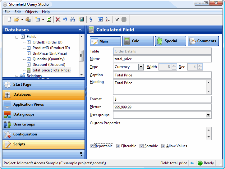 Microsoft SQL Server - Stonefield Query SDK