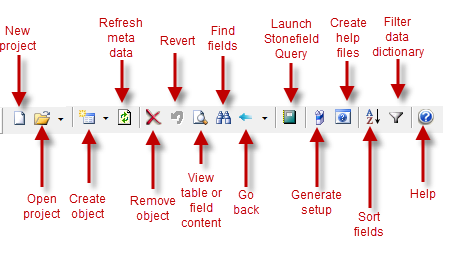 Menu and Toolbar Functions - Stonefield Query SDK