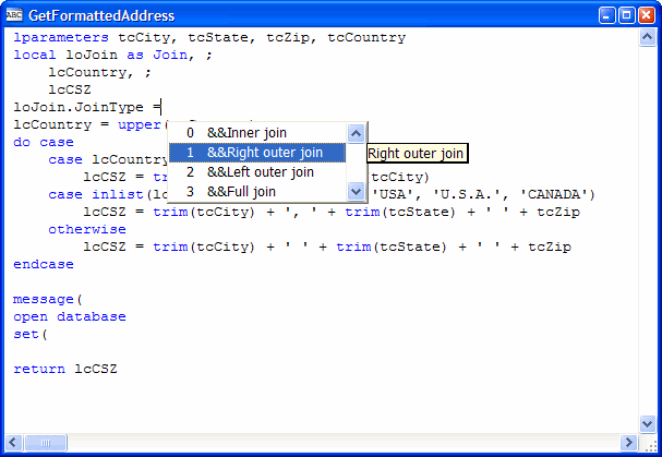 Creating a New Script - Stonefield Query SDK
