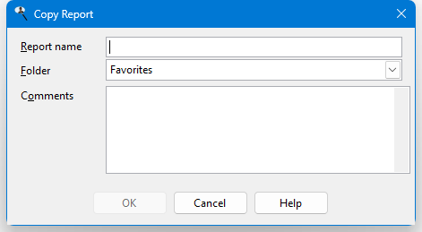 Copying a Report - Stonefield Query
