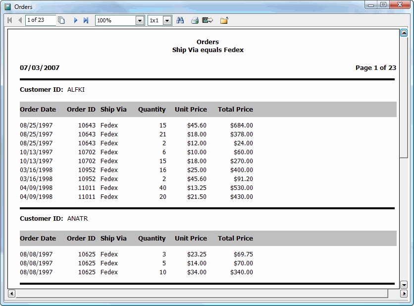 Working with Templates - Stonefield Query